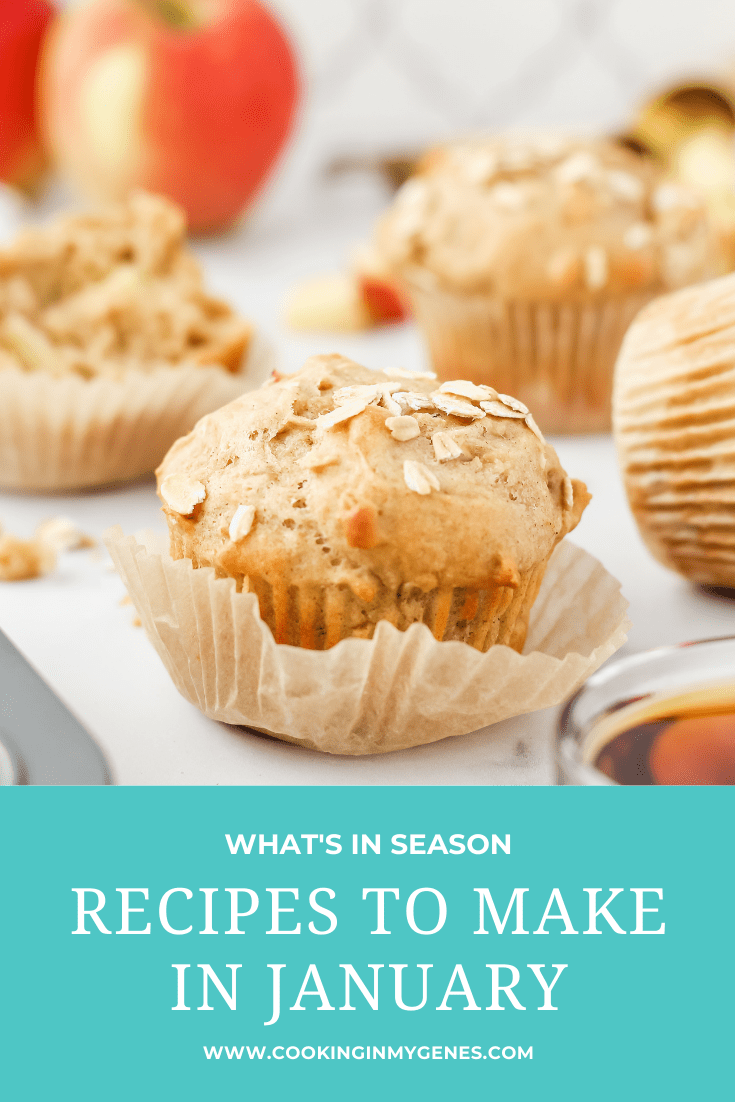 What's In Season - Recipes to Make in January - Cooking in my Genes