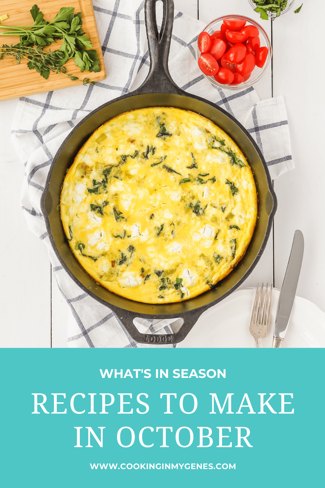 What's In Season - Recipes to Make in October - Cooking in my Genes