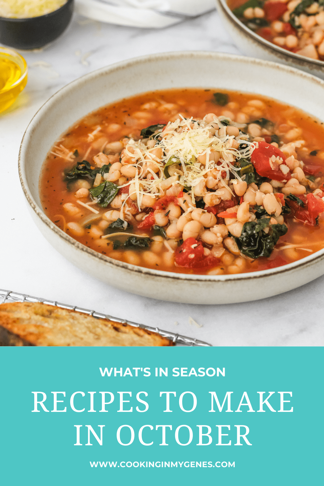 What's In Season - Recipes to Make in October - Cooking in my Genes