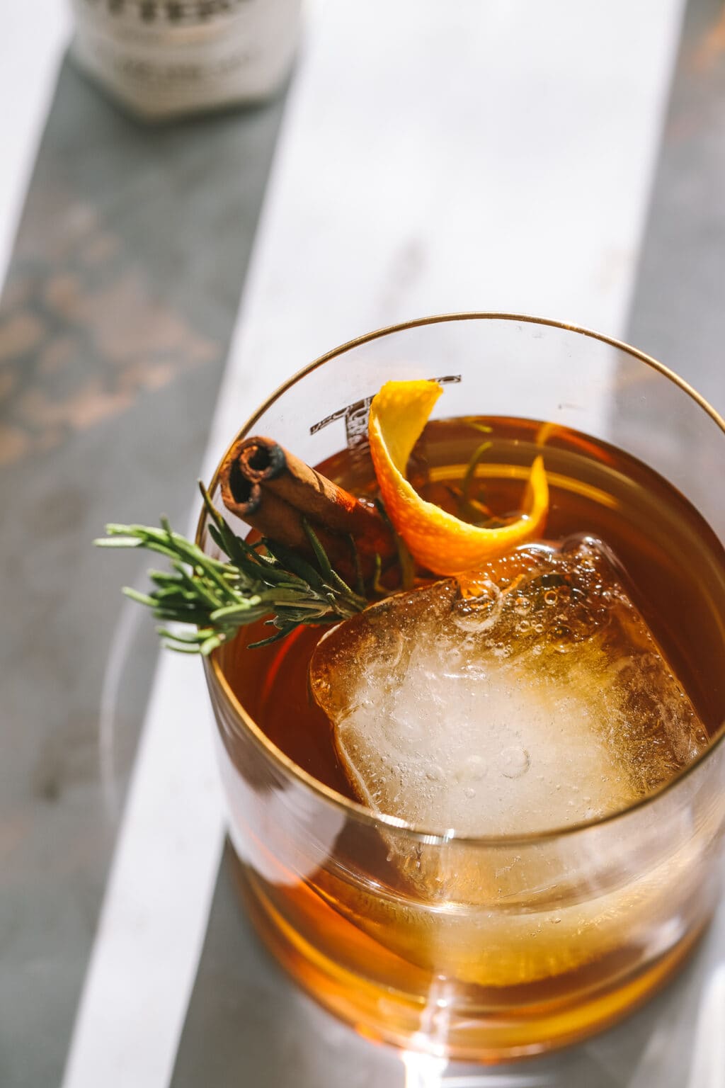 Old Fashioned Cocktail with Black Walnut Bitters - Cooking in my Genes