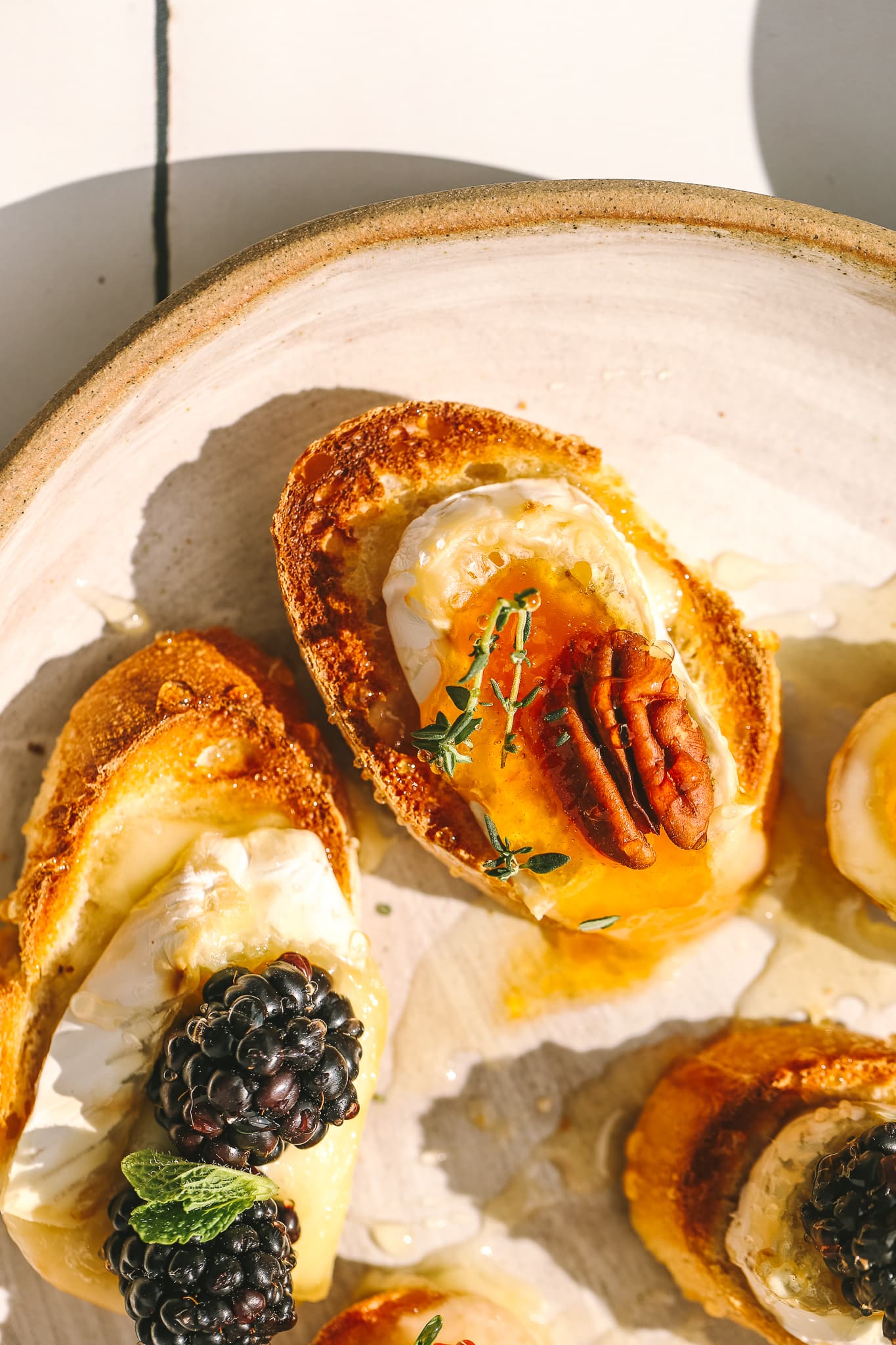 Easy and Quick Berry Brie Crostini Appetizer (3 ways) - Cooking in my Genes