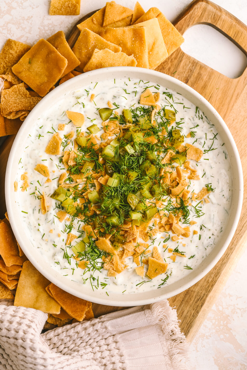The Best Easy High Protein Dill Pickle Dip Recipe - Cooking in my Genes