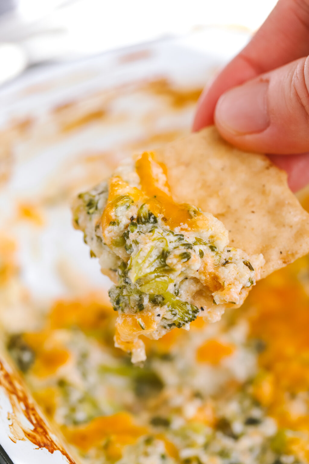 Easy Single Serving Hot Broccoli Cheese Dip Recipe - Cooking in my Genes
