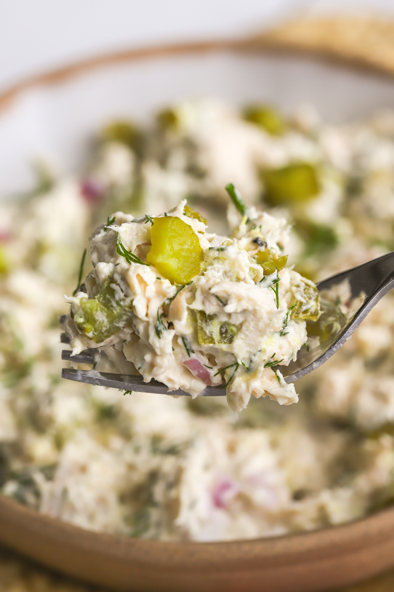 Dill Pickle Chicken Salad (easy meal prep recipe) - Cooking in my Genes