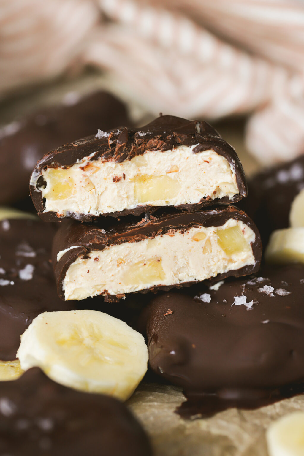 Viral Frozen Peanut Butter Banana Yogurt Clusters - Cooking in my Genes