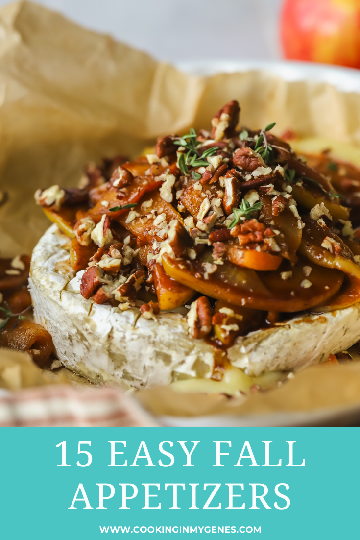 15 Easy Appetizers for Fall (perfect for a party) - Cooking in my Genes